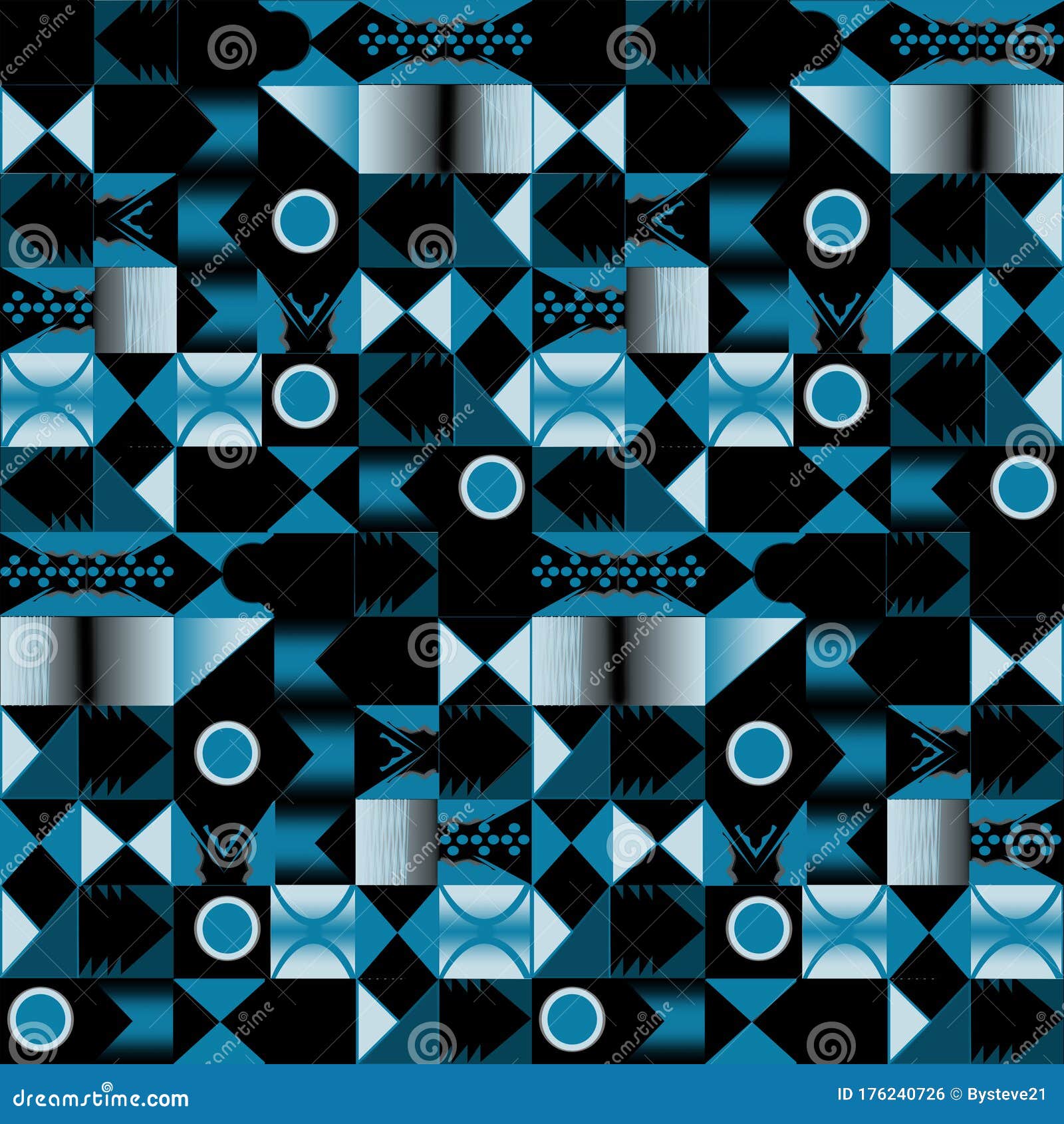 Modern Geometric Plaid Lines Seamless Pattern Stock Illustration ...