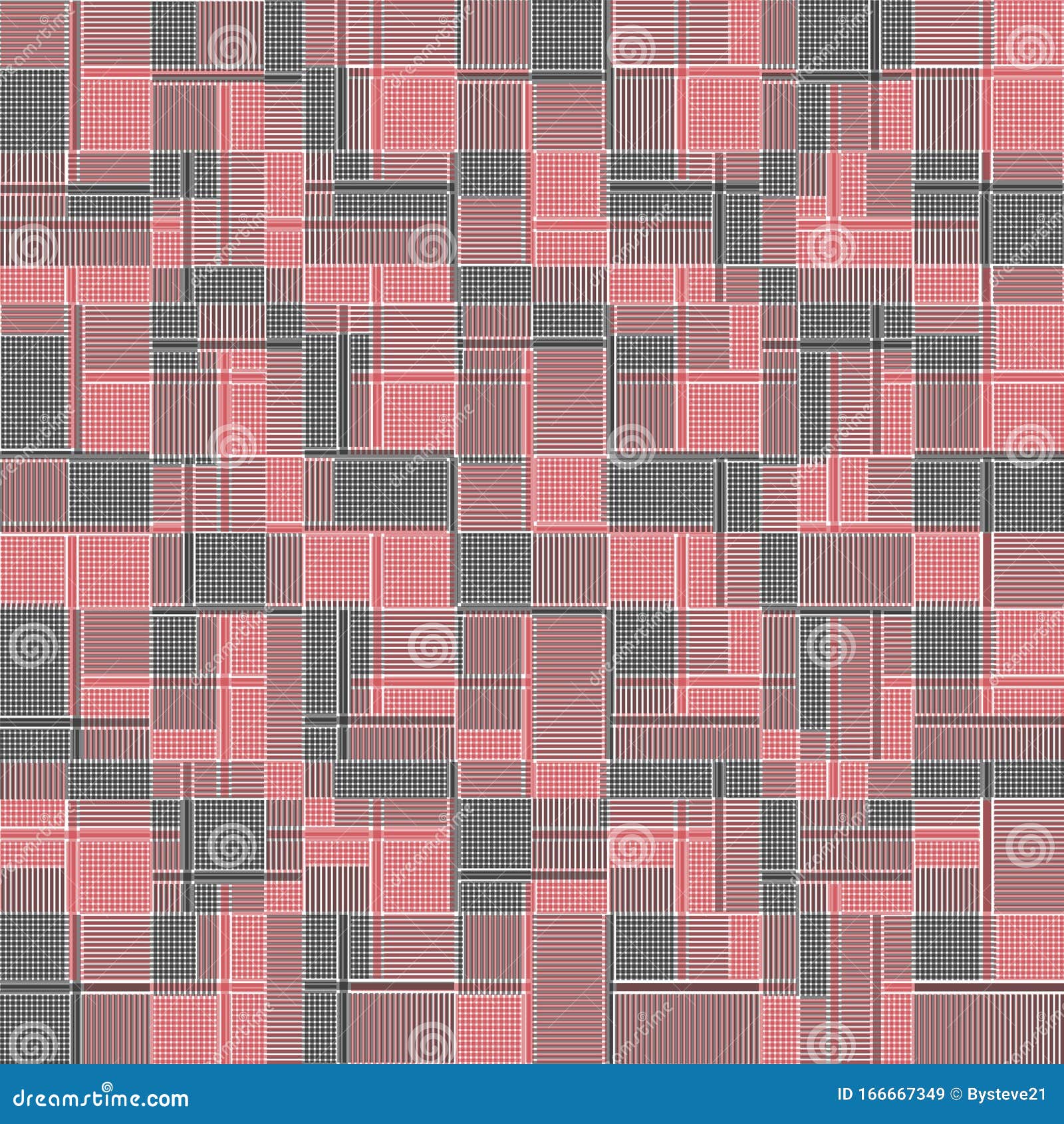 Modern Geometric Plaid Lines Seamless Pattern Stock Vector ...