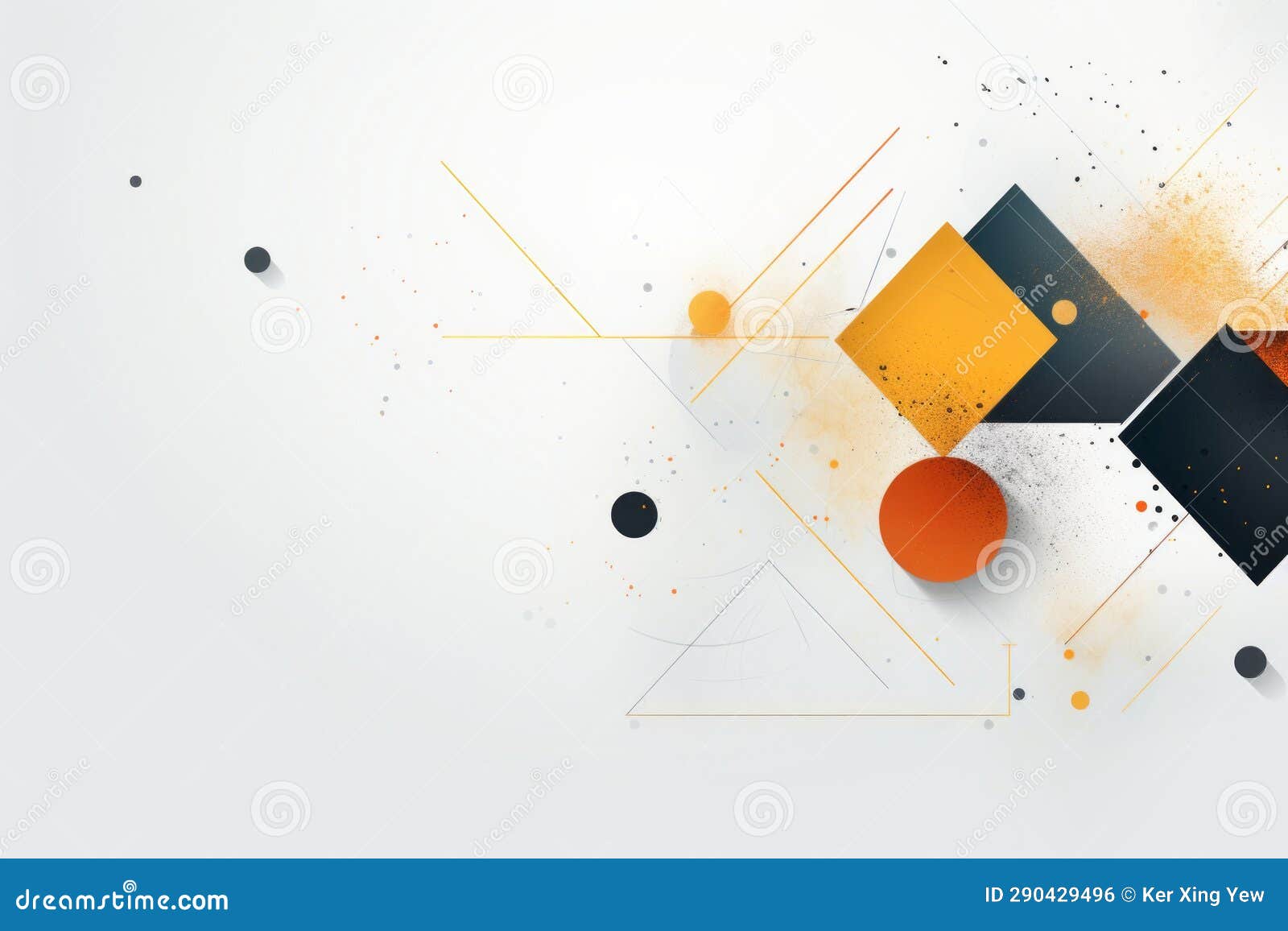 Modern Geometric Shapes stock photo. Image of dynamic - 290429496