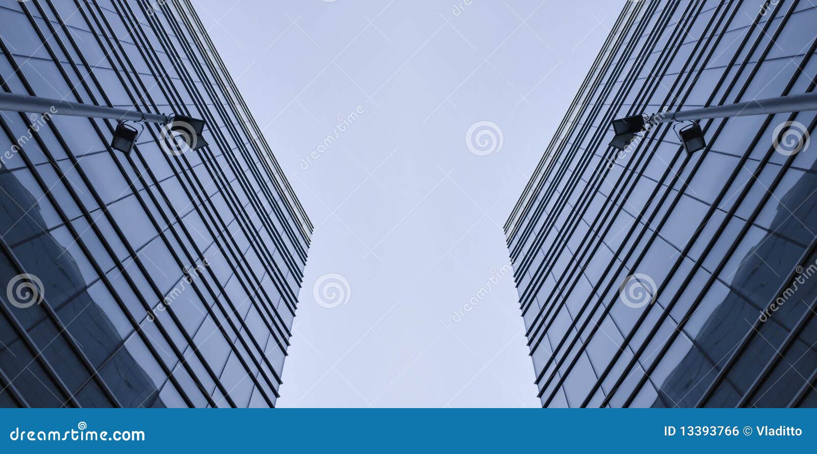 Modern Geometric Skyscrapers Stock Photo - Image of estate, commercial ...