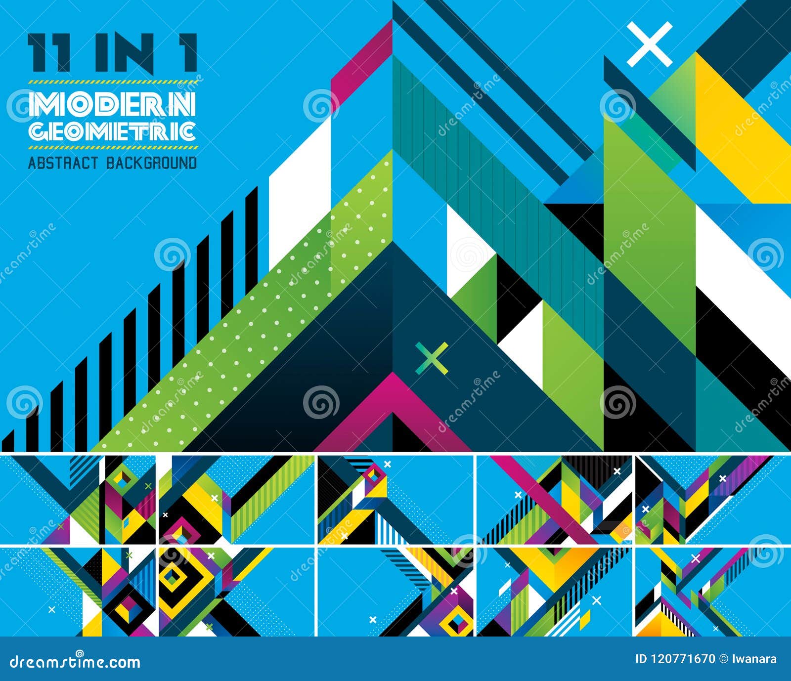 Modern Geometric Abstract Background Stock Vector - Illustration of ...