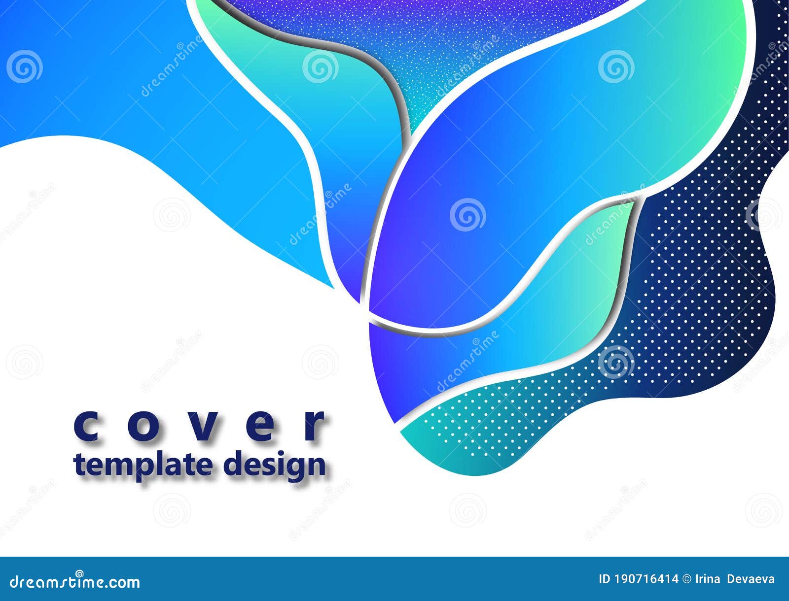 Modern Geometric Wave Pattern Background, Dynamic Fluid Shapes ...