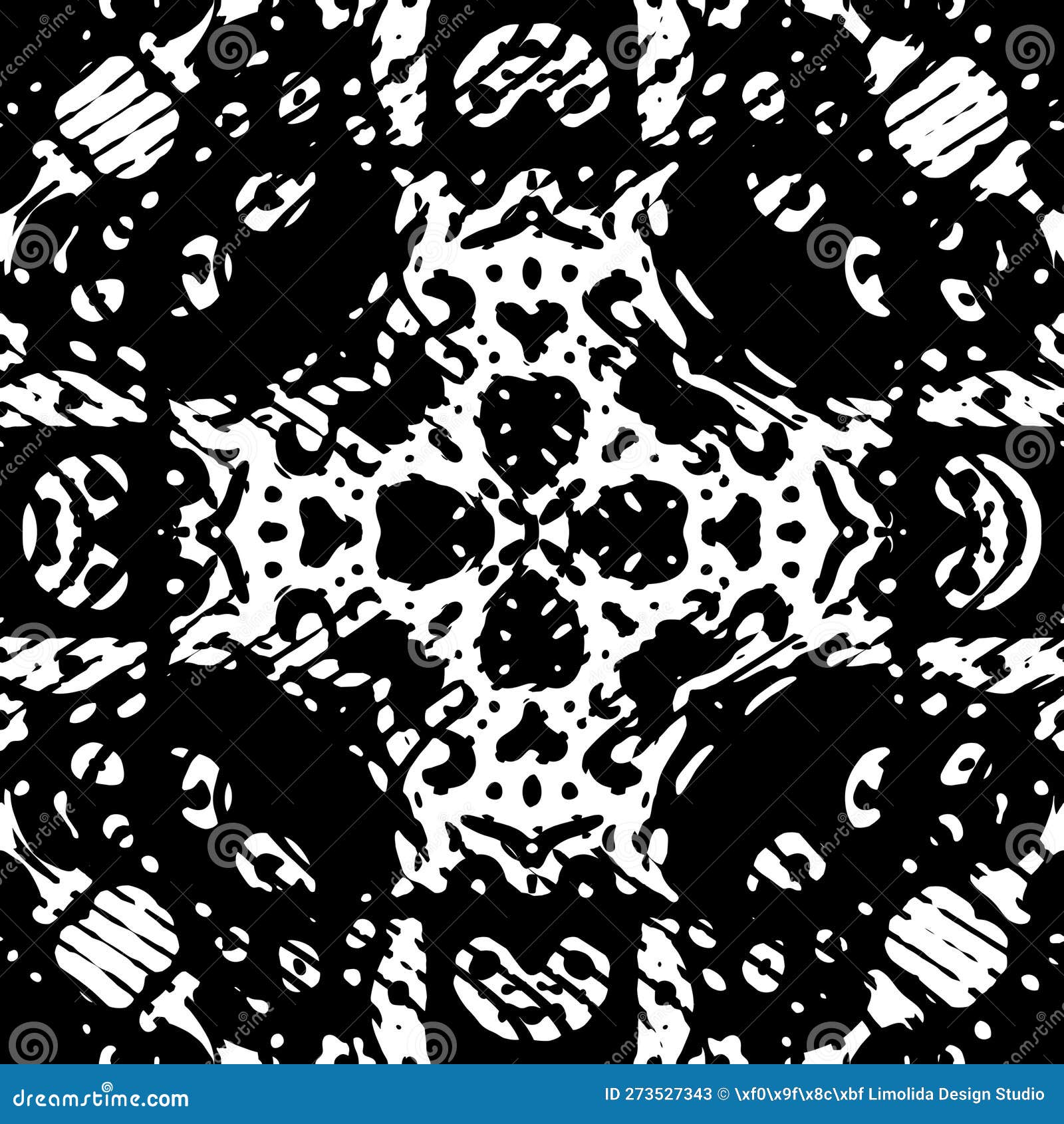 Modern Geometric Wavy Pattern. Seamless Fashion Design Tile in Black ...