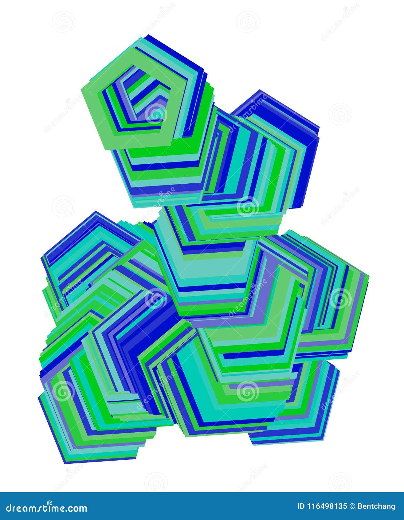 Modern Geometrical Pentagon Background Pattern Abstract. Details ...