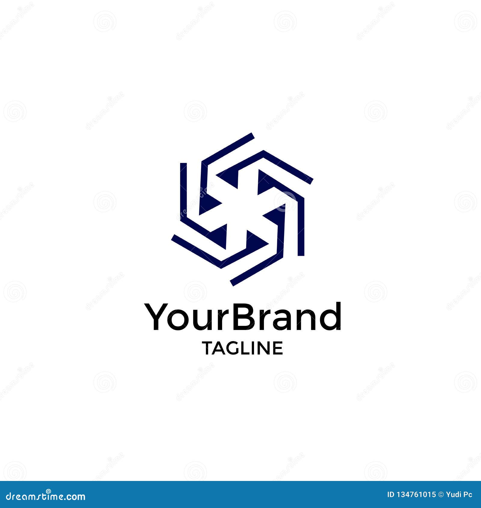 Modern Geometry Logo Template Stock Vector - Illustration of logo ...