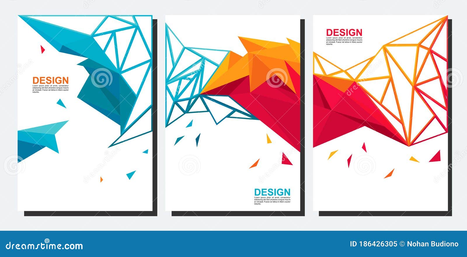 Modern Geometry Polygons Line Design Stock Illustration - Illustration ...