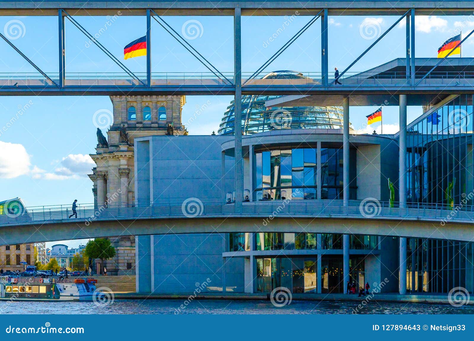 Modern German City Architecture Stock Image - Image of german, facade ...
