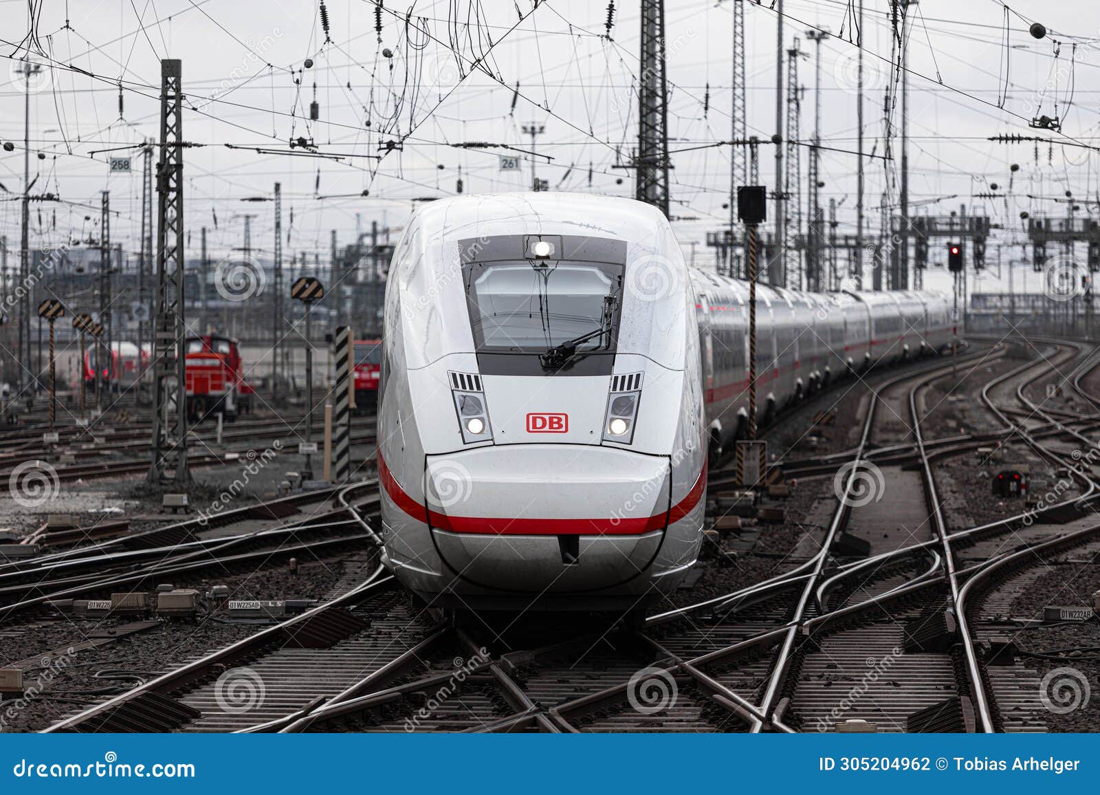 A Modern German Ice High Speed Train Editorial Photography - Image of ...