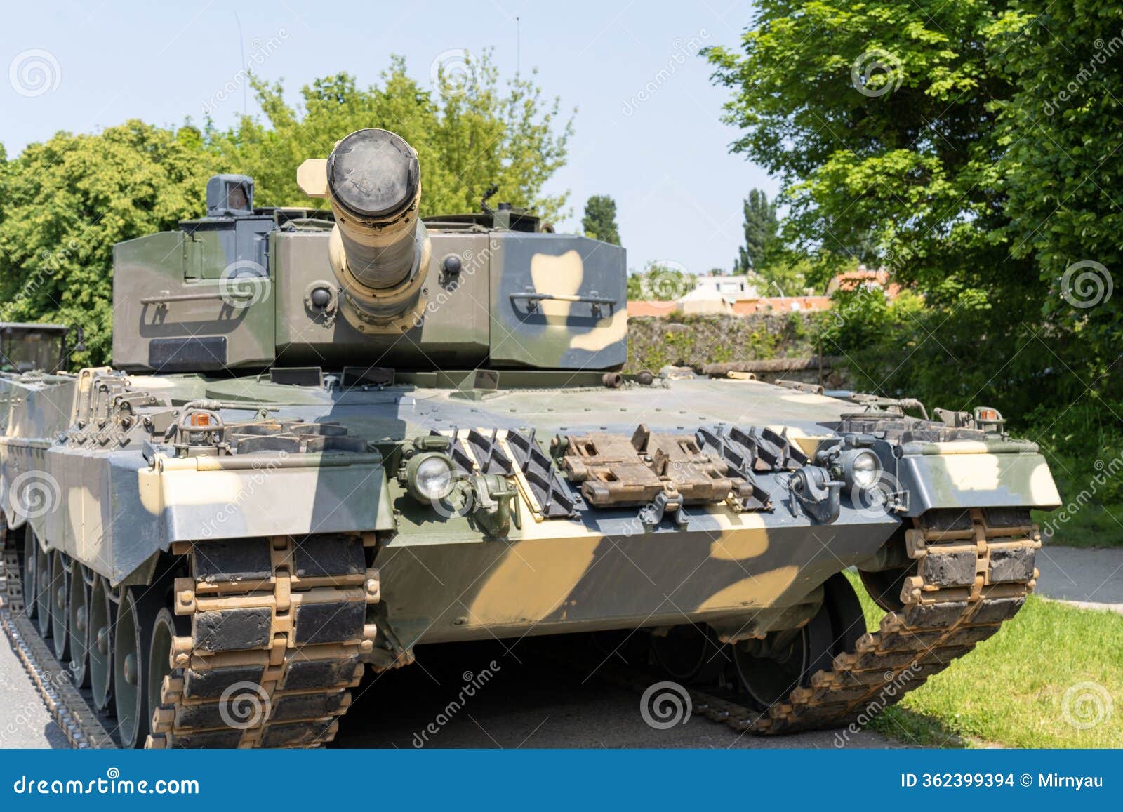 German Leopard 2A6 Main Battle Tank 1 35 Scale Model Royalty-Free Stock ...