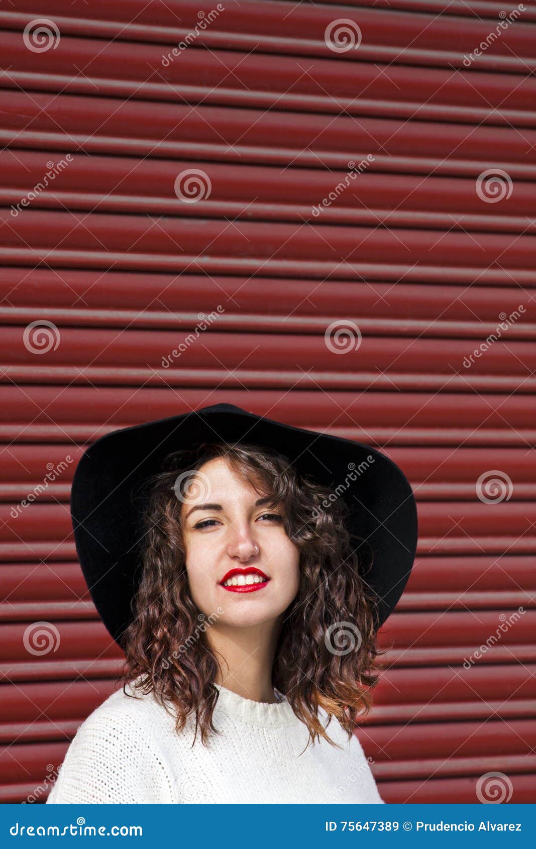 Modern girl stock image. Image of fashionnable, hispanic - 75647389