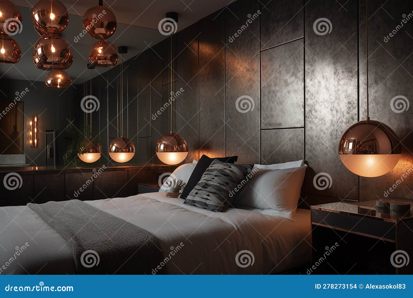 Modern and Glamorous,standard Room, Industrial Grey Stone Stock ...
