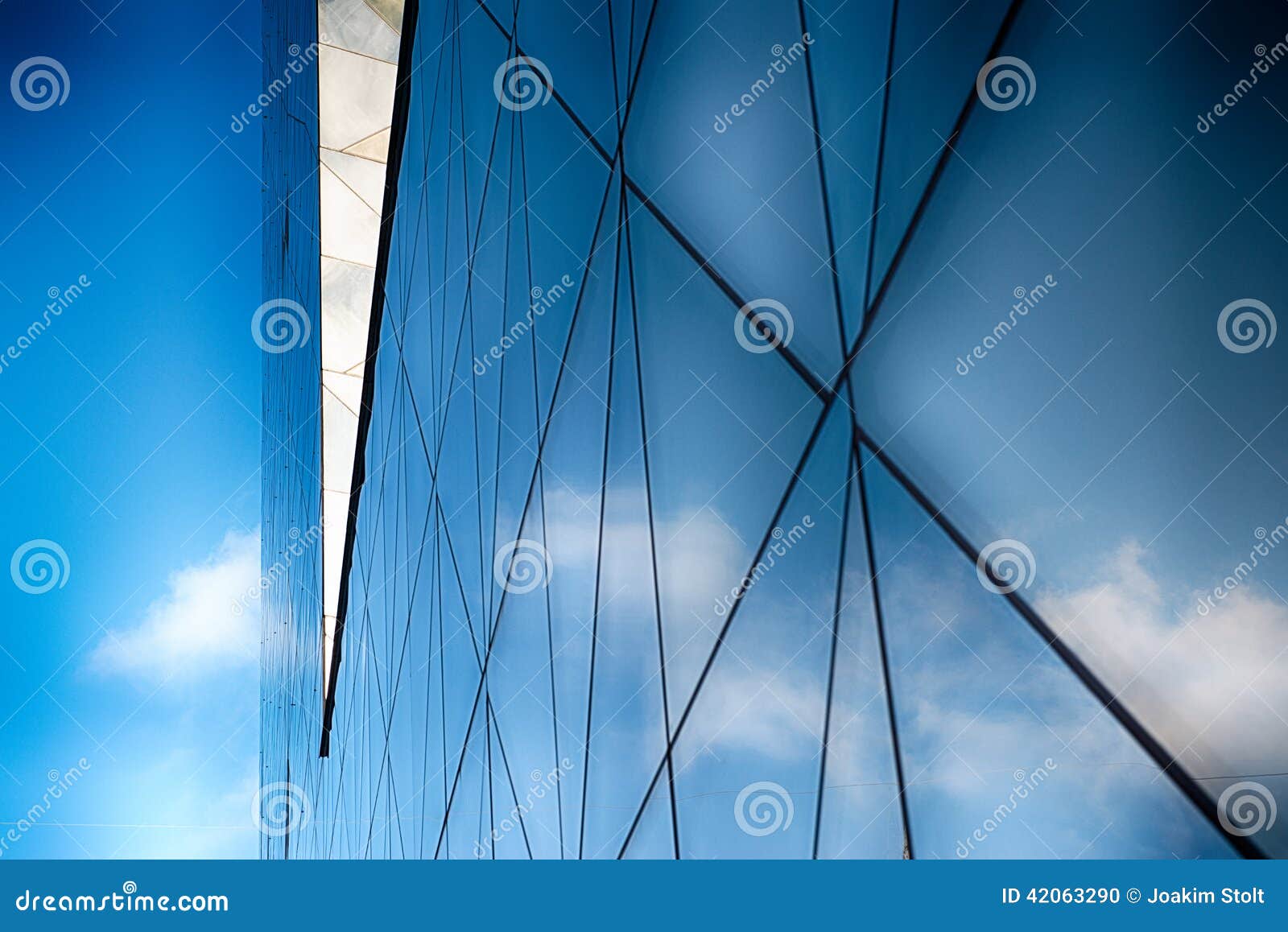 Modern Glass Building in Abstract Stock Photo - Image of abstract ...