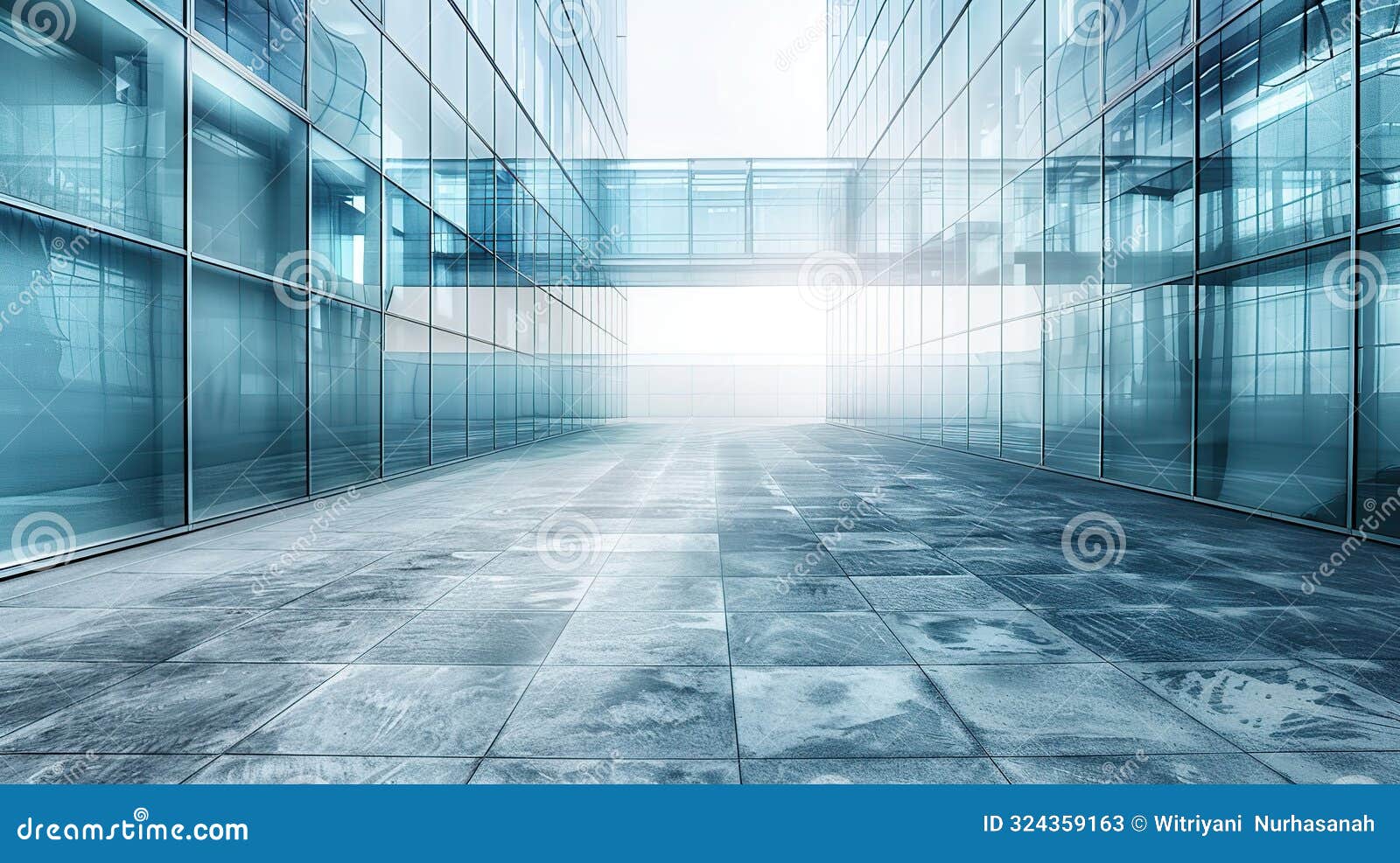 Modern Glass Building Architecture Stock Illustration - Illustration of ...