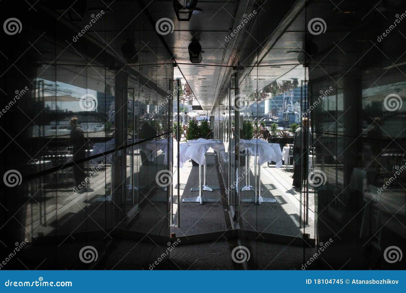 Modern Glass Building - Interior Stock Image - Image of building ...