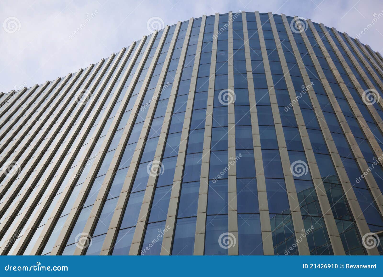 Modern glass construction stock photo. Image of cladding - 21426910