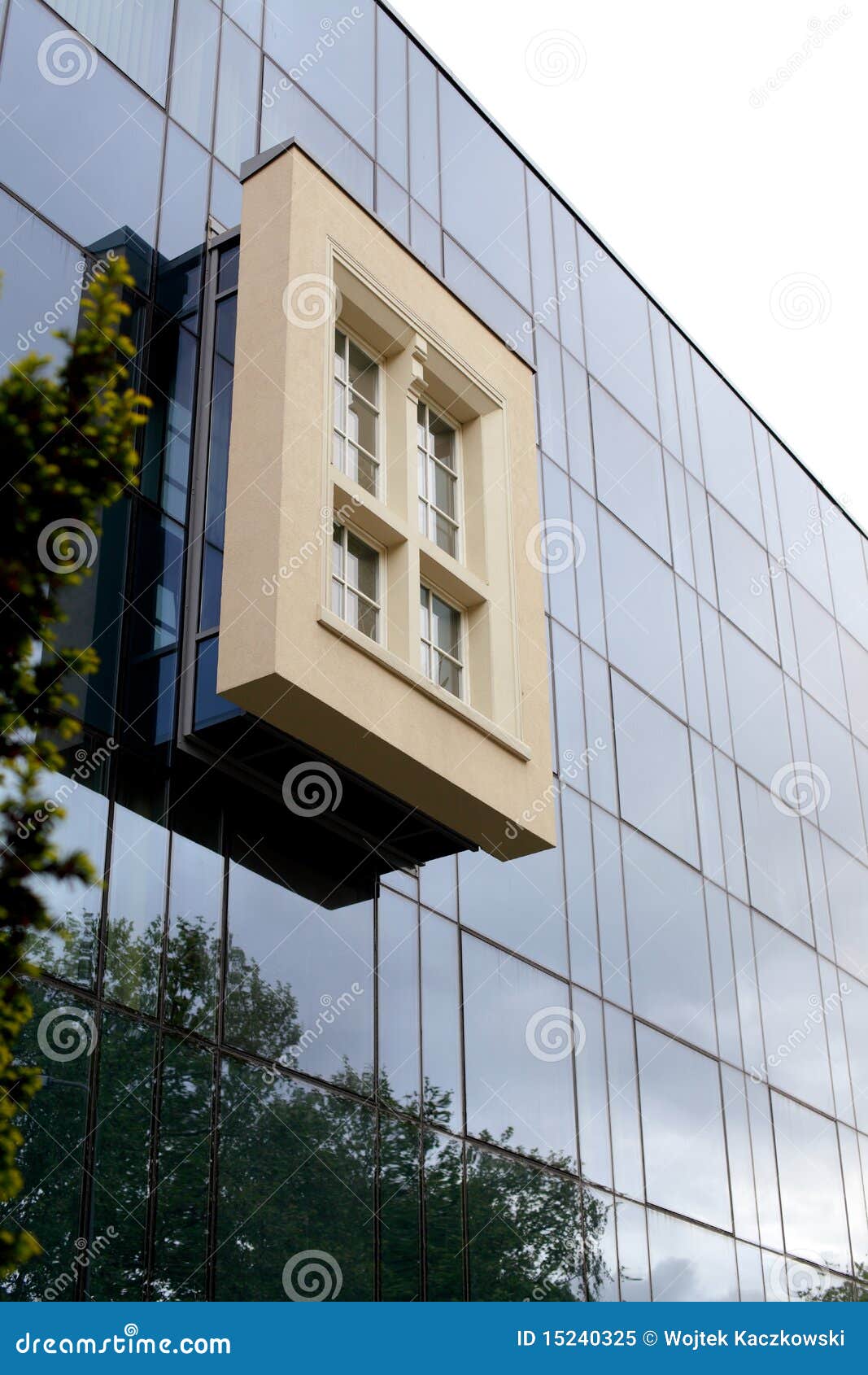 Modern glass elevation stock image. Image of modern, concept - 15240325