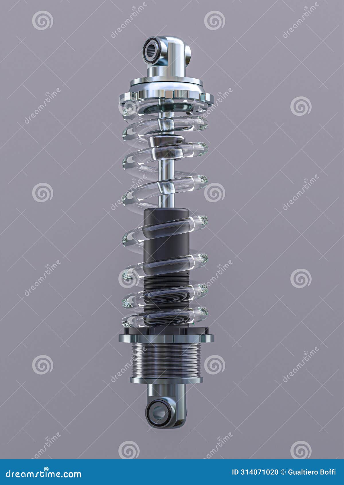 Modern Glass Shock Absorber Stock Illustration - Illustration of design ...
