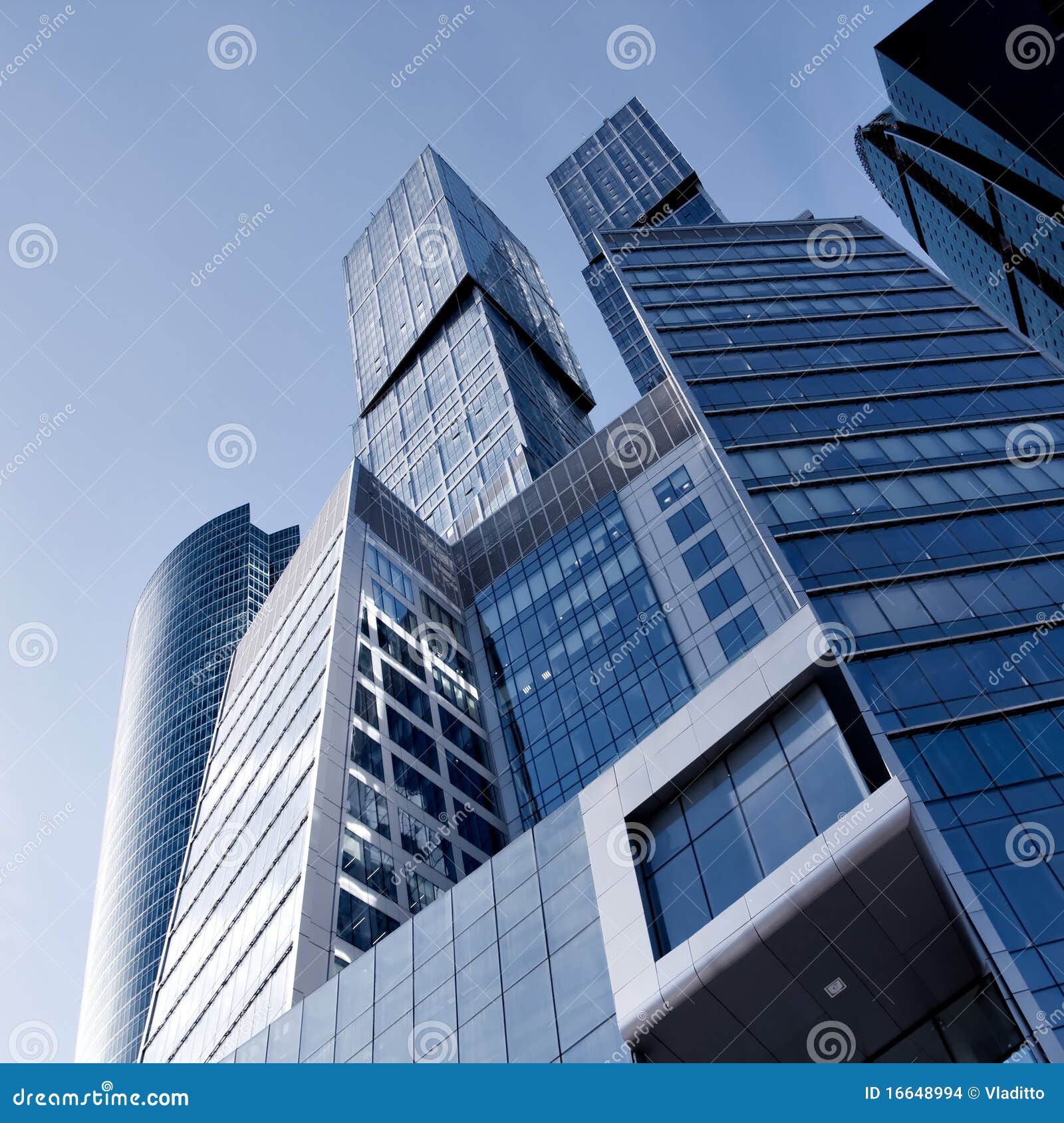 Modern glass skyscraper stock photo. Image of development - 16648994