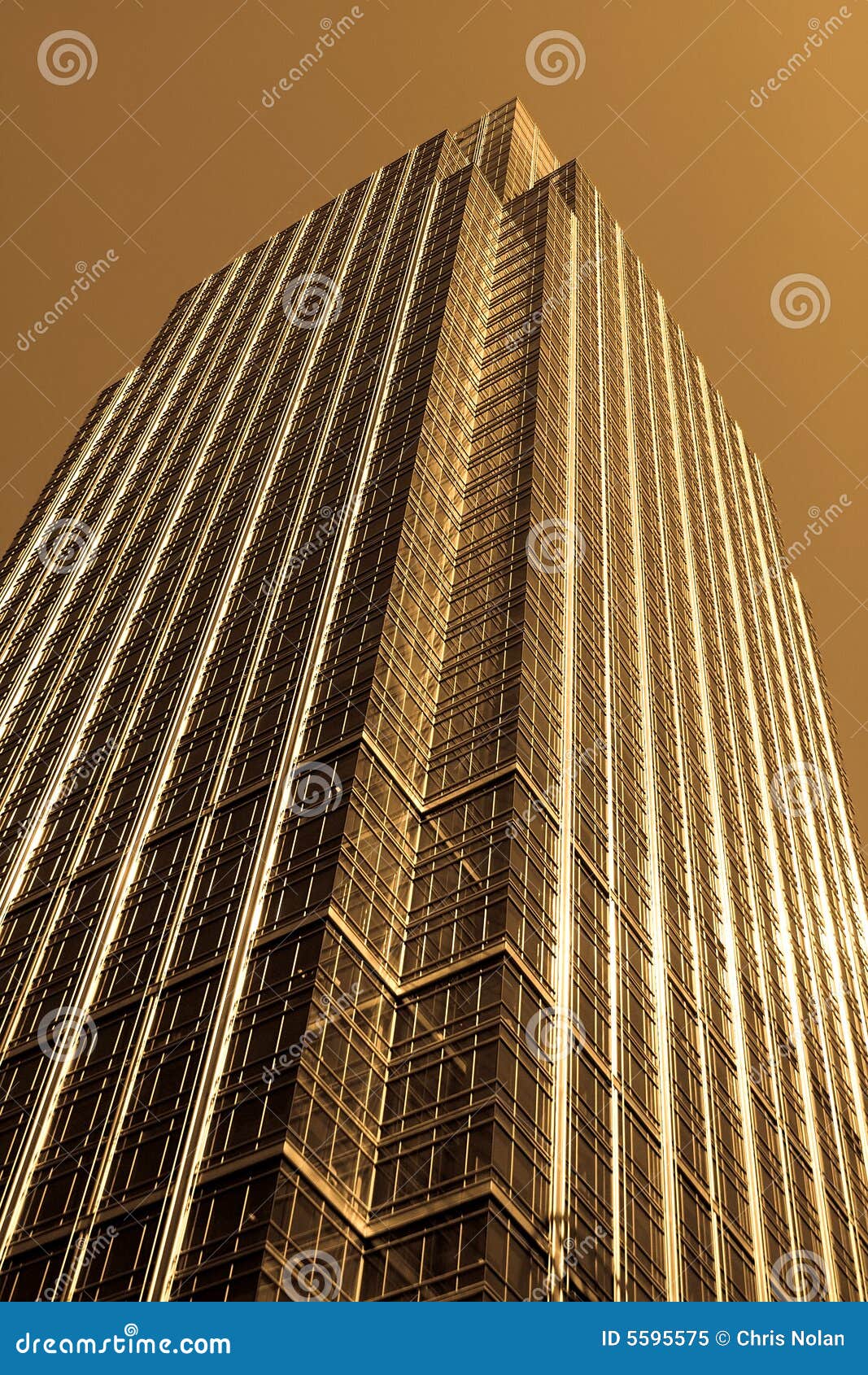 Modern Glass and Steel Office Building Stock Image - Image of tower ...