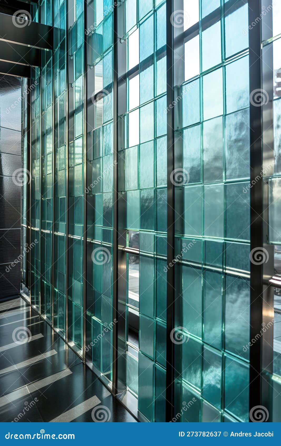 Modern Glass Window Close Up Shot. Stock Illustration - Illustration of ...
