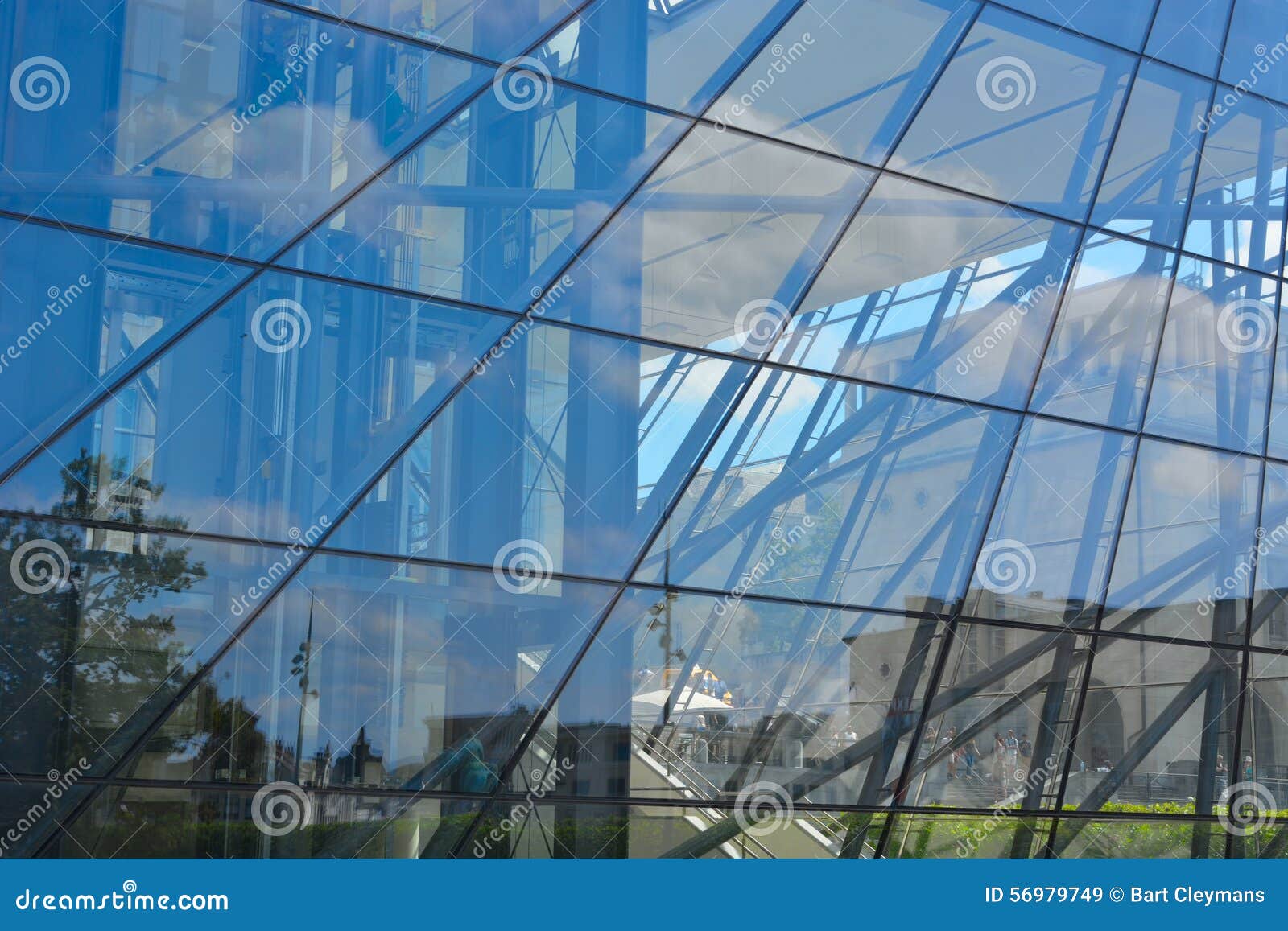 Modern glass windows stock image. Image of glass, modern - 56979749