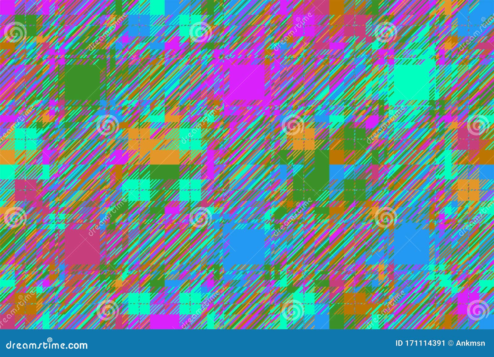 Modern Glitch Background. Color Geometric Abstract Pattern Vector Stock ...