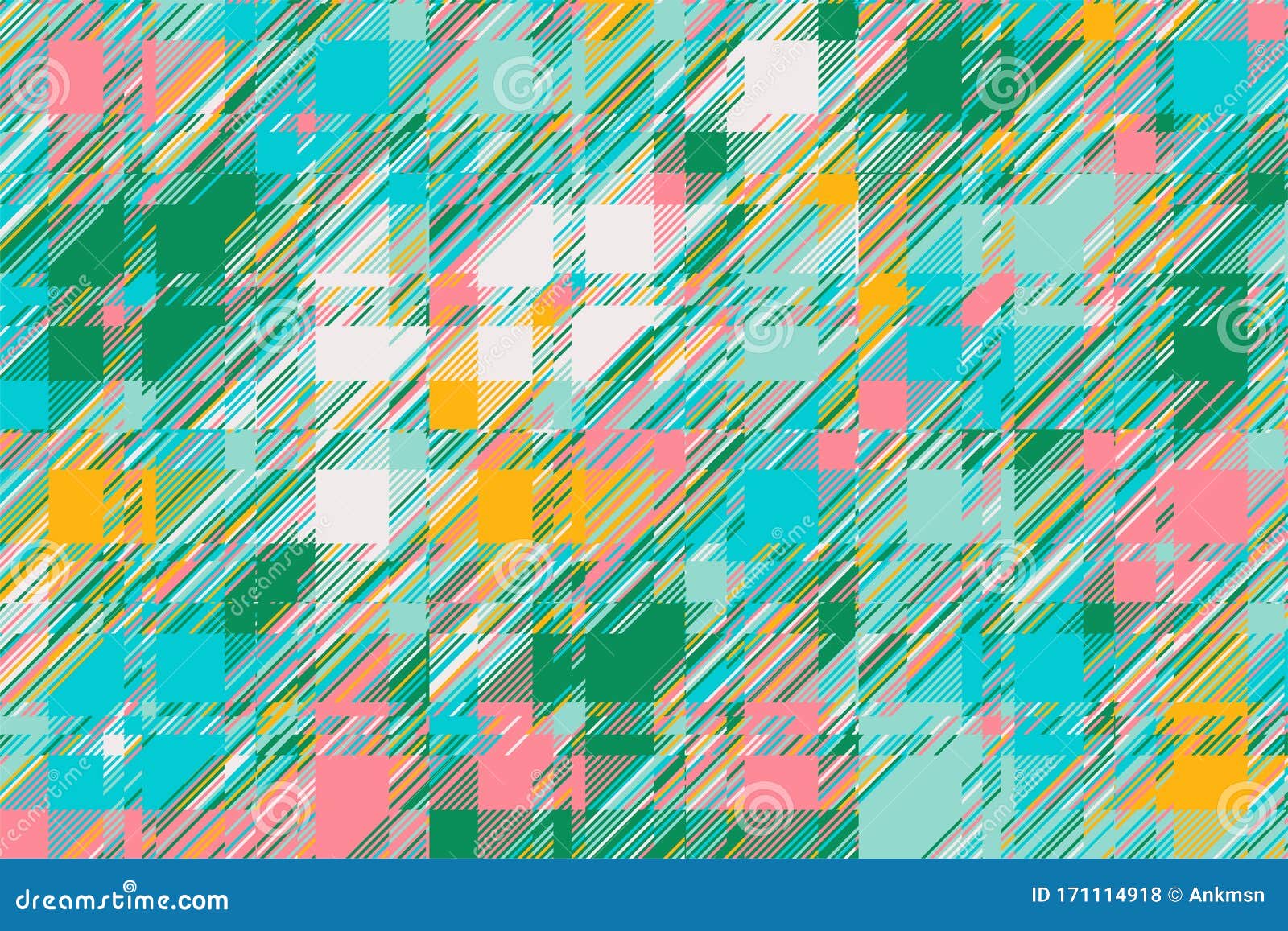Modern Glitch Background. Color Geometric Abstract Pattern Vector Stock ...
