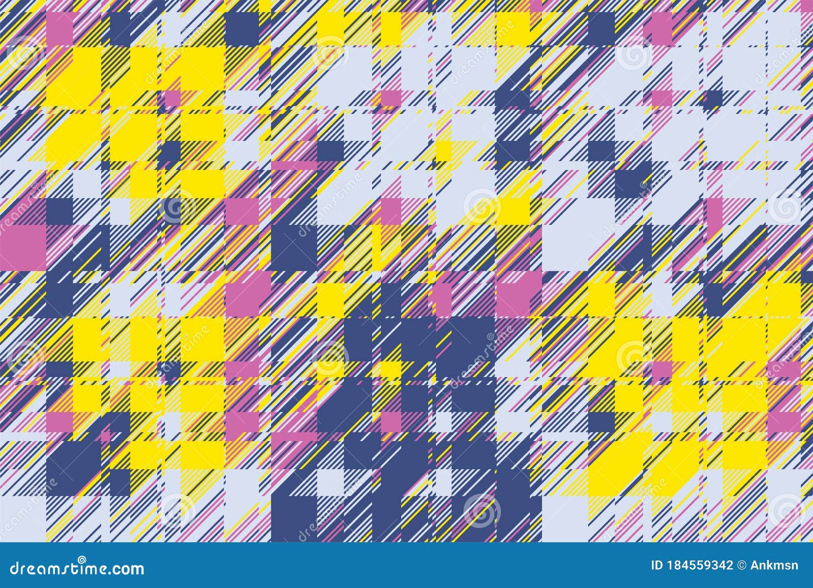 Modern Glitch Background. Color Geometric Abstract Pattern Vector Stock ...