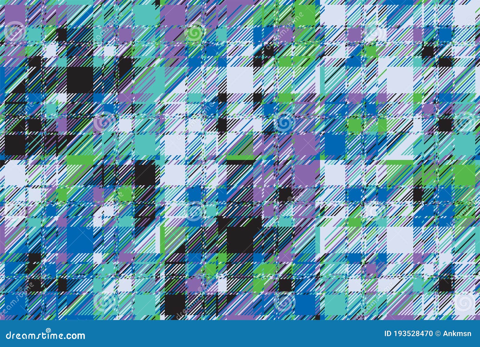 Modern Glitch Background. Color Geometric Abstract Pattern Vector Stock ...