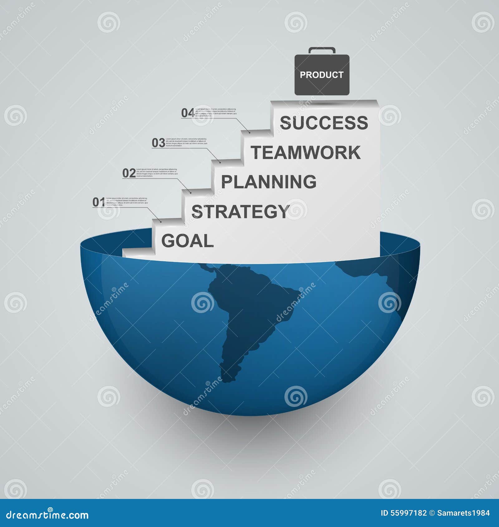 Modern Global Options Infographics Template. Design Elements Stock ...