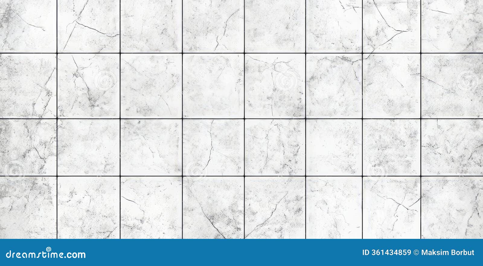 A Modern, Glossy, and Seamless White Ceramic Square Tile Background Texture with a Transparent ...