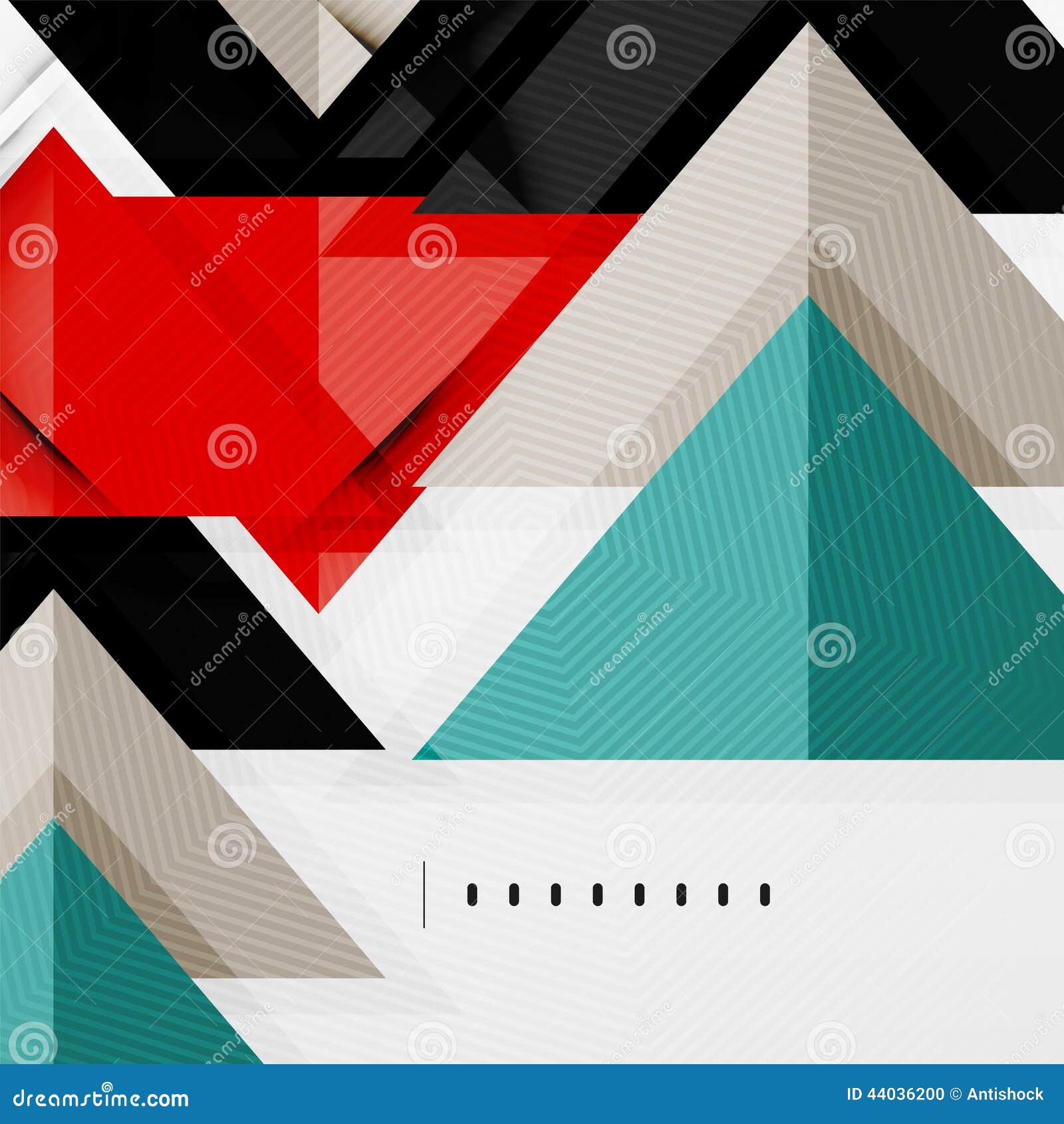 Modern Glossy Triangles Business Layout Stock Vector - Illustration of ...