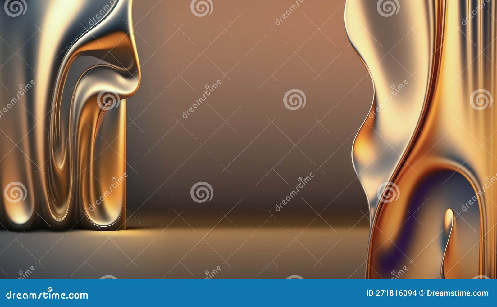 Modern Golden Background stock illustration. Illustration of light ...