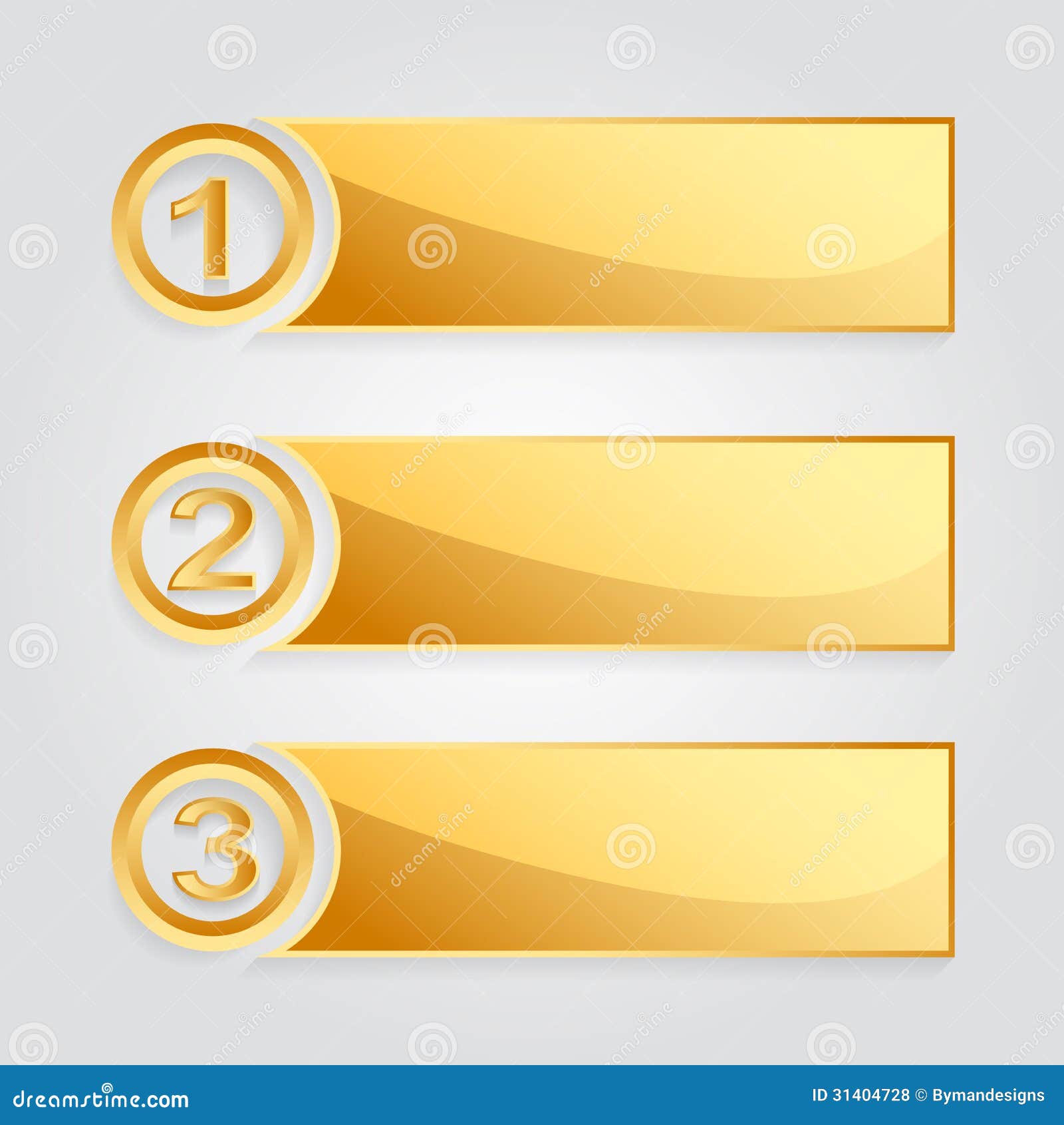 Modern golden banner stock vector. Illustration of pointer - 31404728