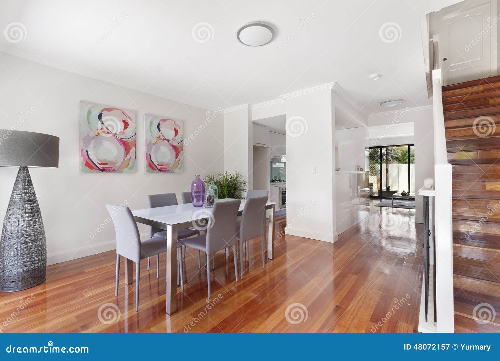 Modern Gourmet Kitchen Interior Editorial Photography - Image of home ...