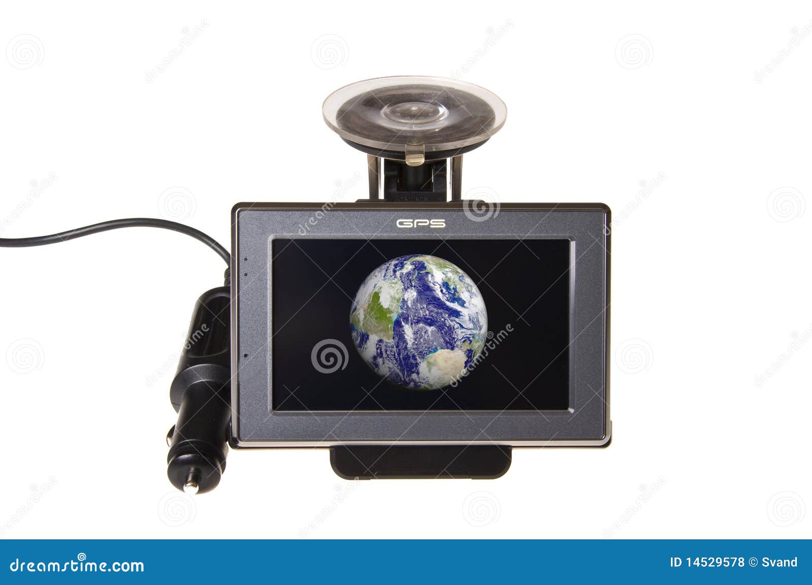 Modern GPS Satellite Navigation Around Earth Stock Photo - Image of ...
