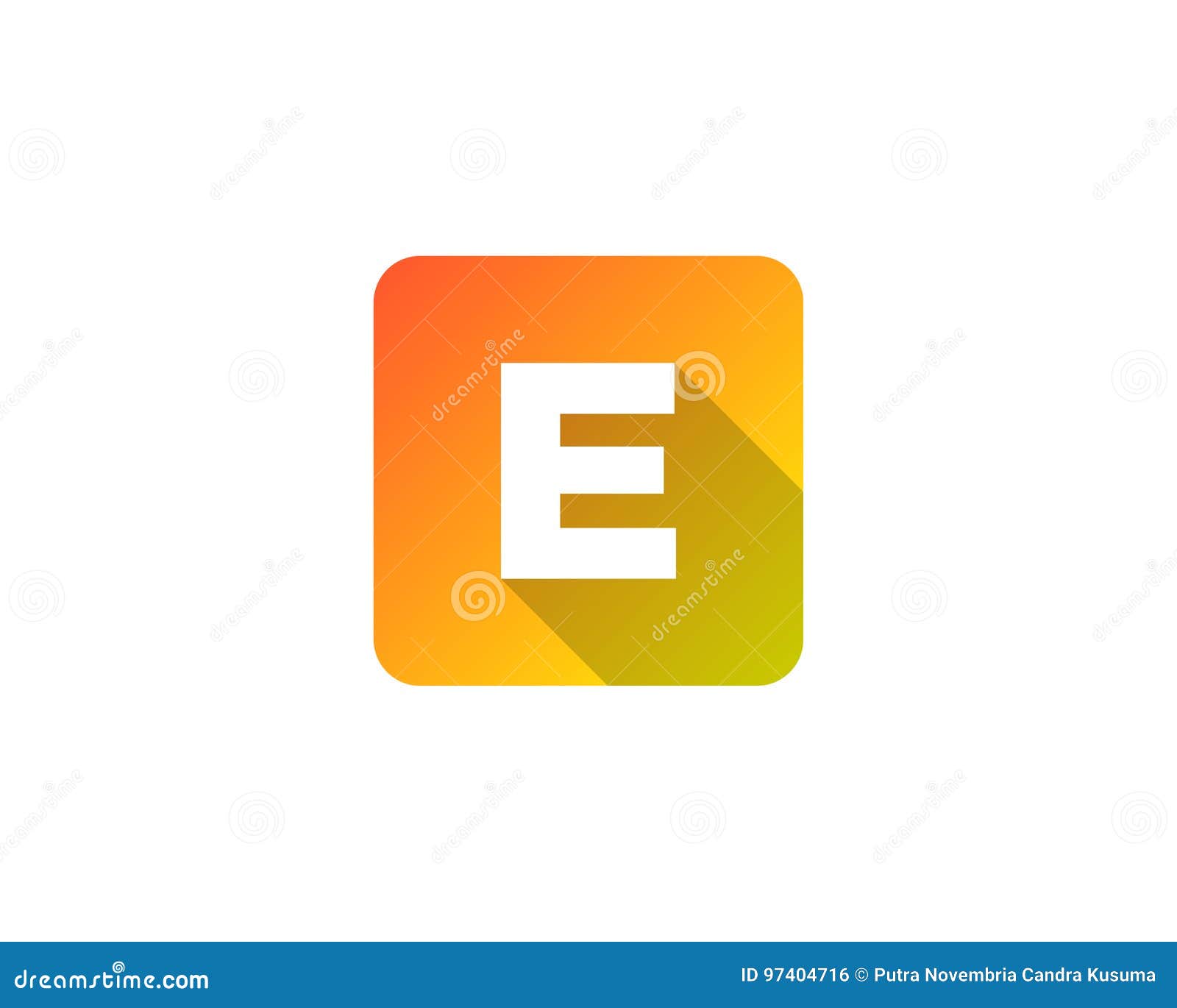 Modern Gradation Shadow Letter Icon Logo Design Element Stock Vector ...