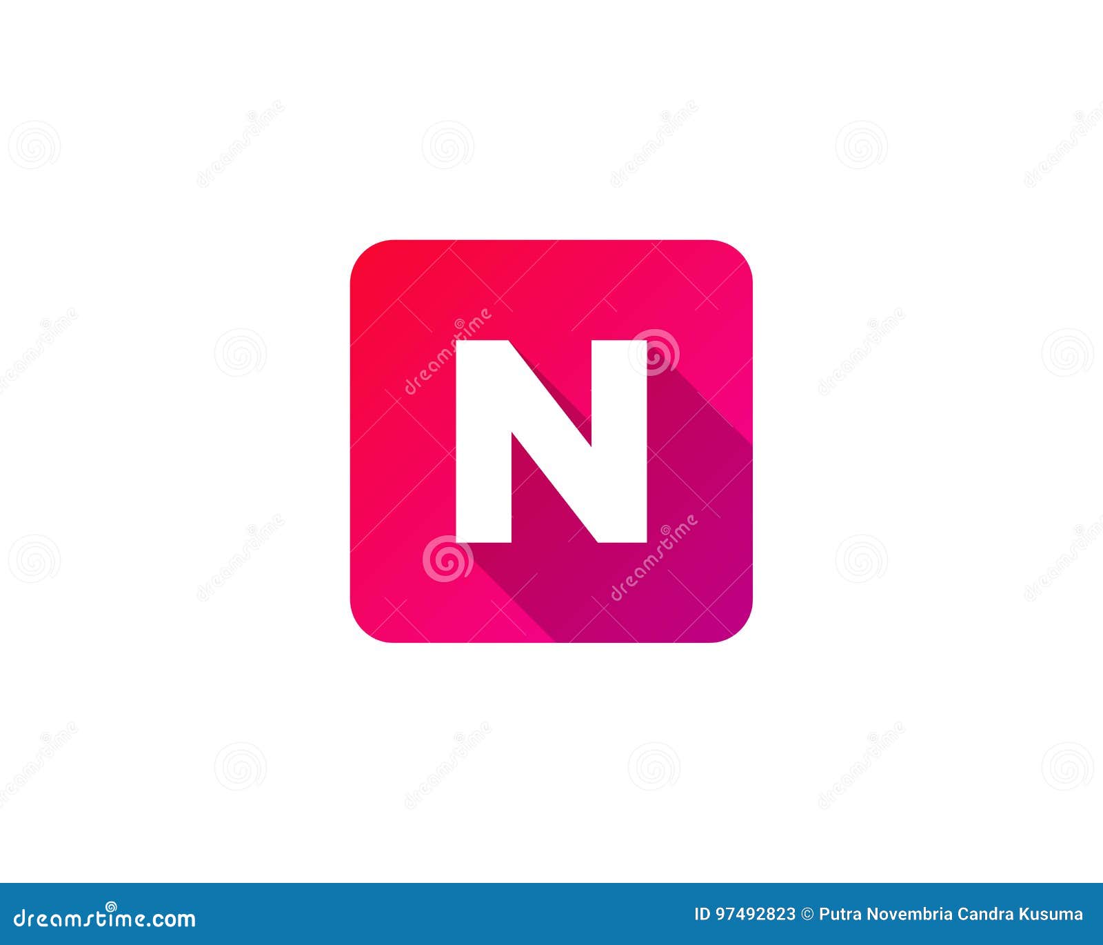 Modern Gradation Shadow Letter Icon Logo Design Element Stock Vector ...