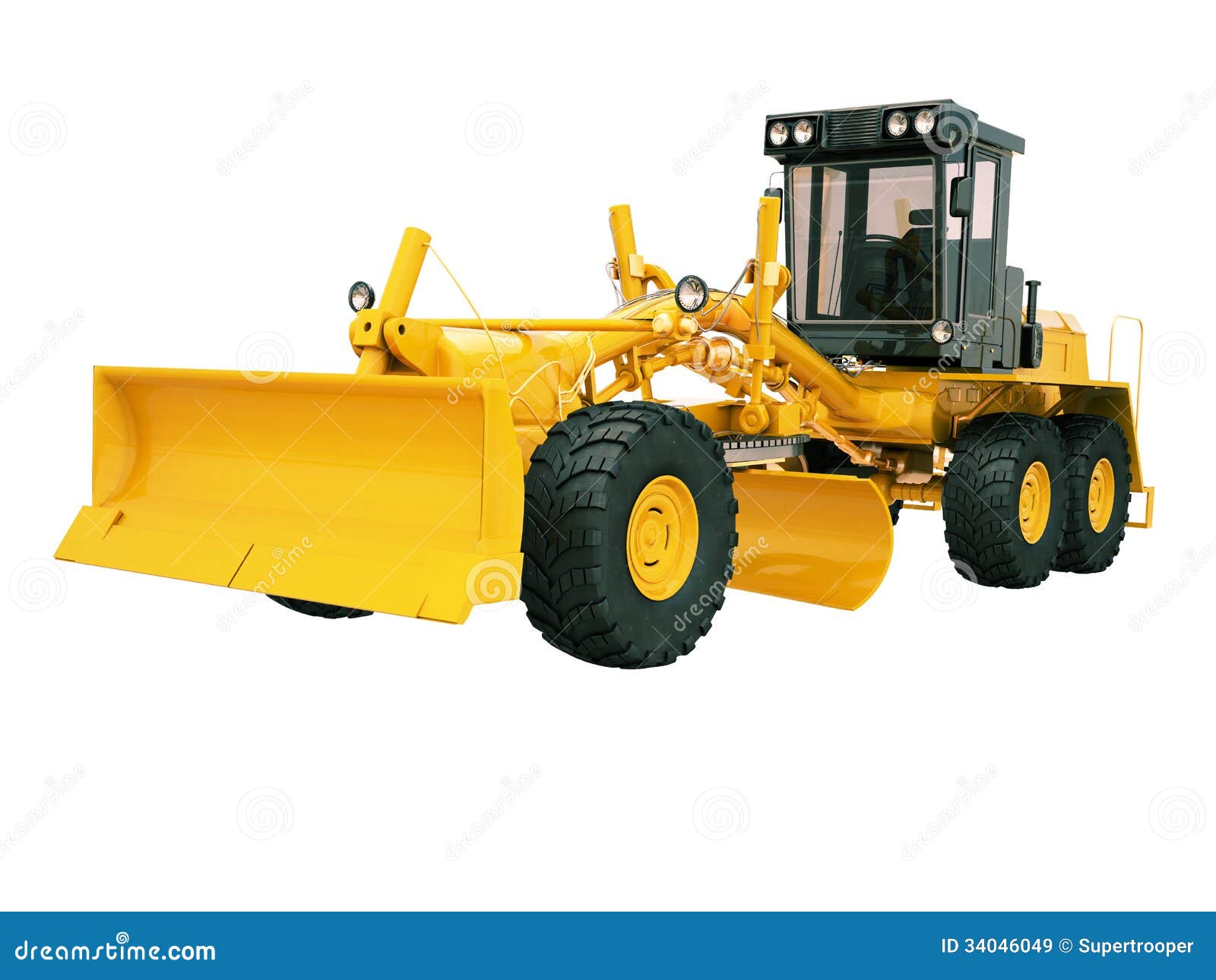 Modern Grader Stock Photography | CartoonDealer.com #34046012