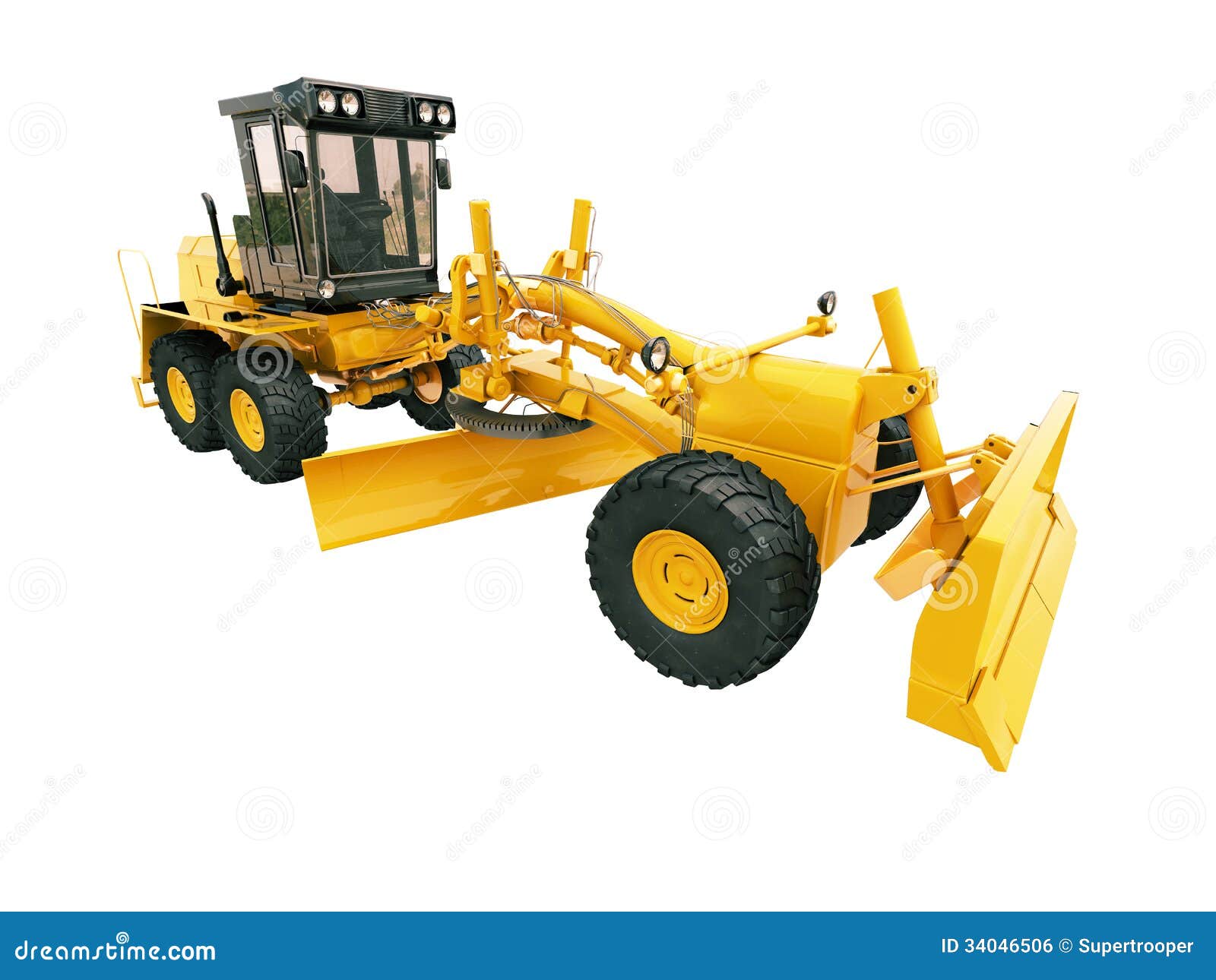 Modern Grader Stock Photography | CartoonDealer.com #34046012