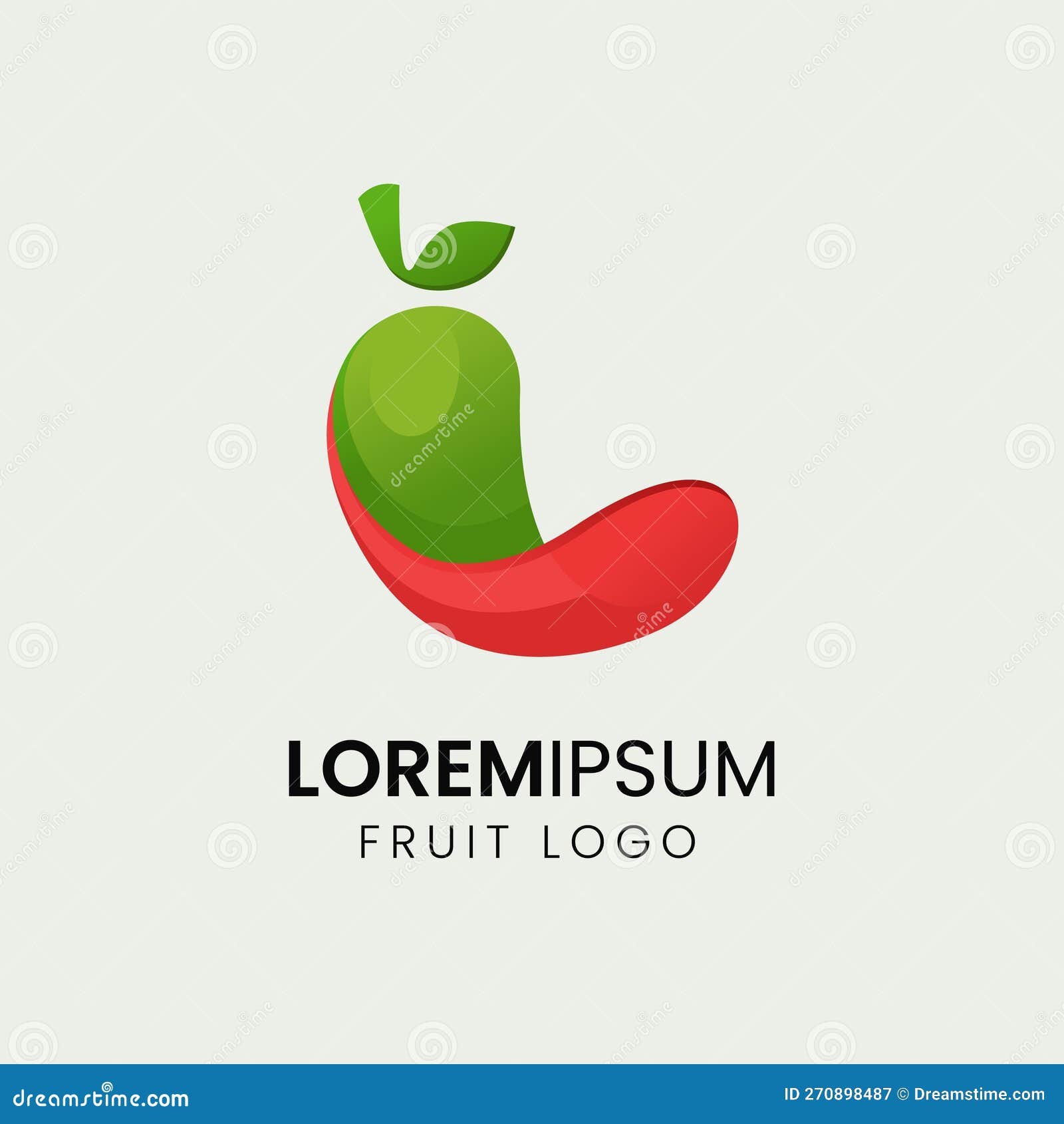 Modern Gradient Chilli Logo Design Template Stock Vector - Illustration ...