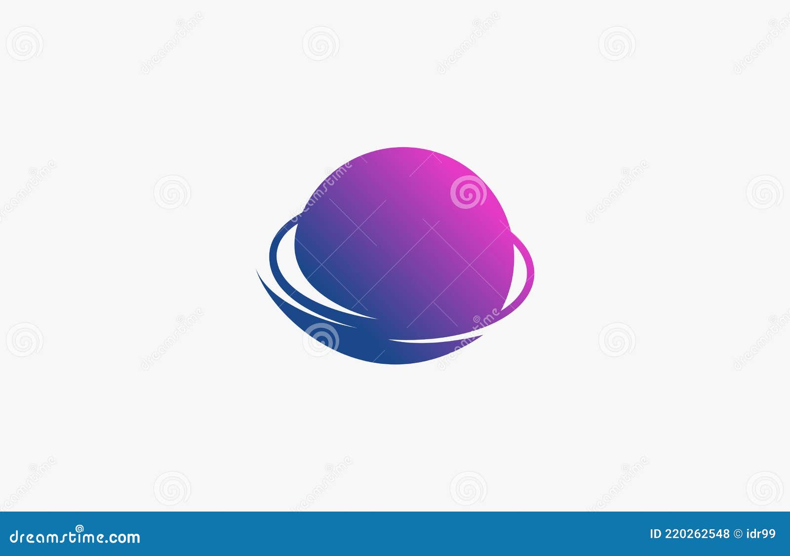 Modern Gradient Color Globe Logo Stock Illustration - Illustration of ...