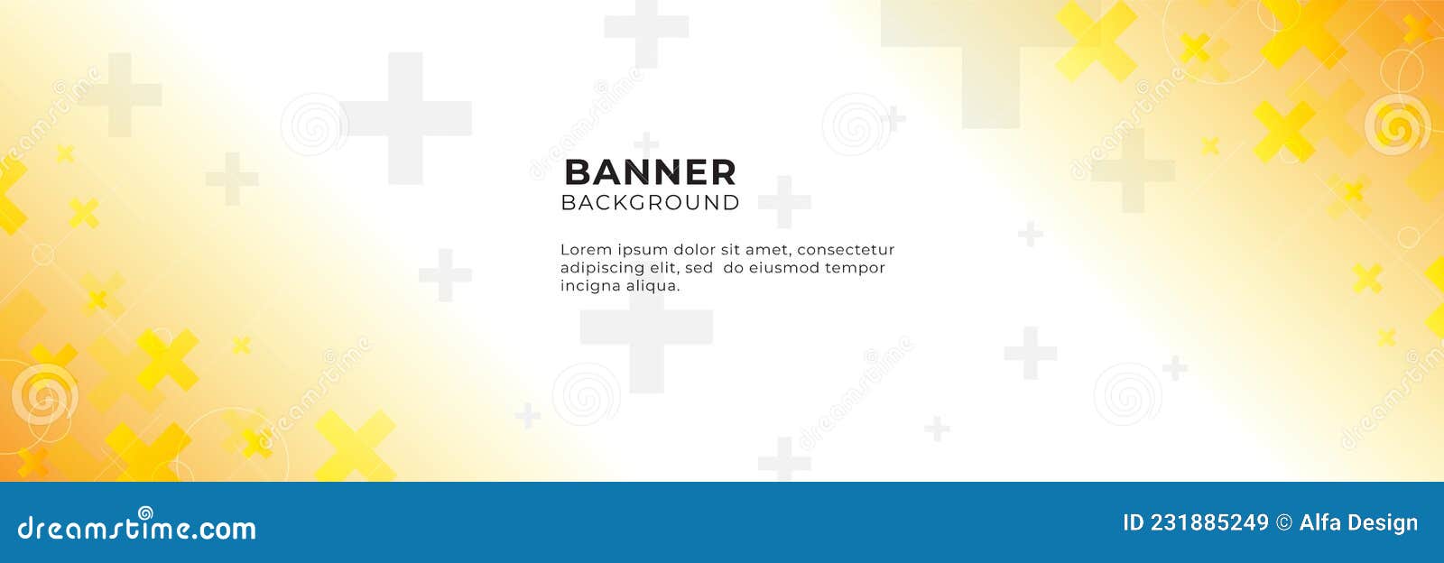 Modern Gradient Orange and Yellow Abstract Banner Background Design ...