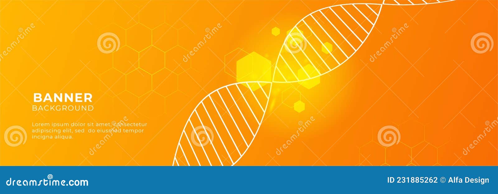 Modern Gradient Orange and Yellow Abstract Banner Background Design ...