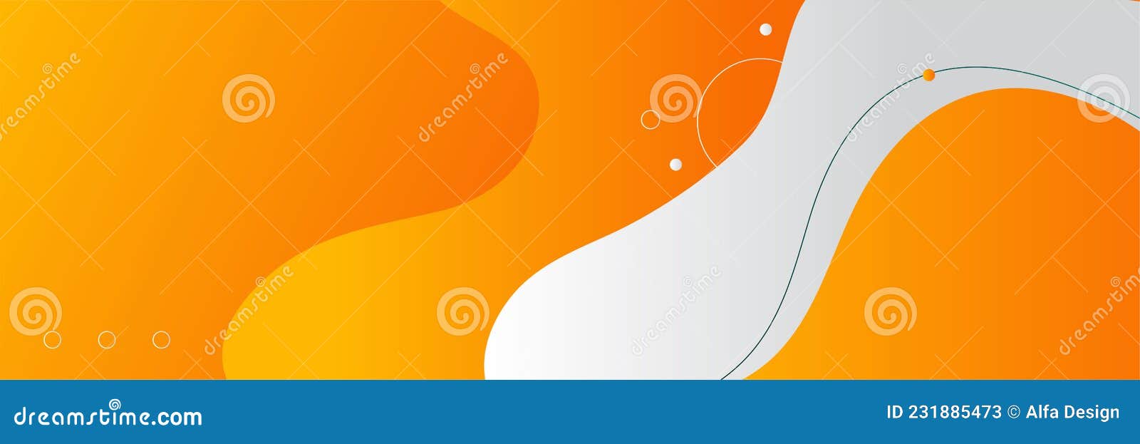 Modern Gradient Orange and Yellow Abstract Banner Background Design ...