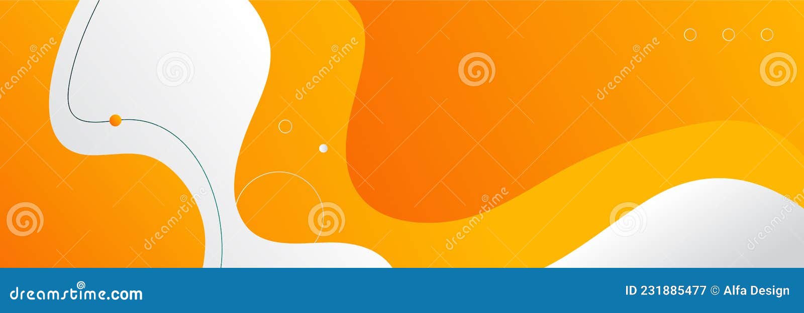 Modern Gradient Orange and Yellow Abstract Banner Background Design ...