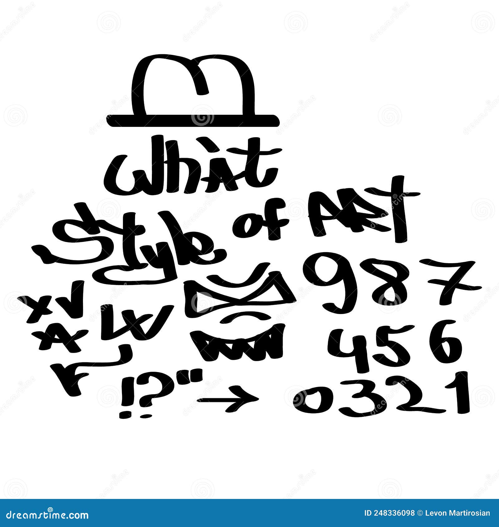 Graffiti Tags. Fresh, Best And Dope Street Art Text Signs. Spray Paint ...