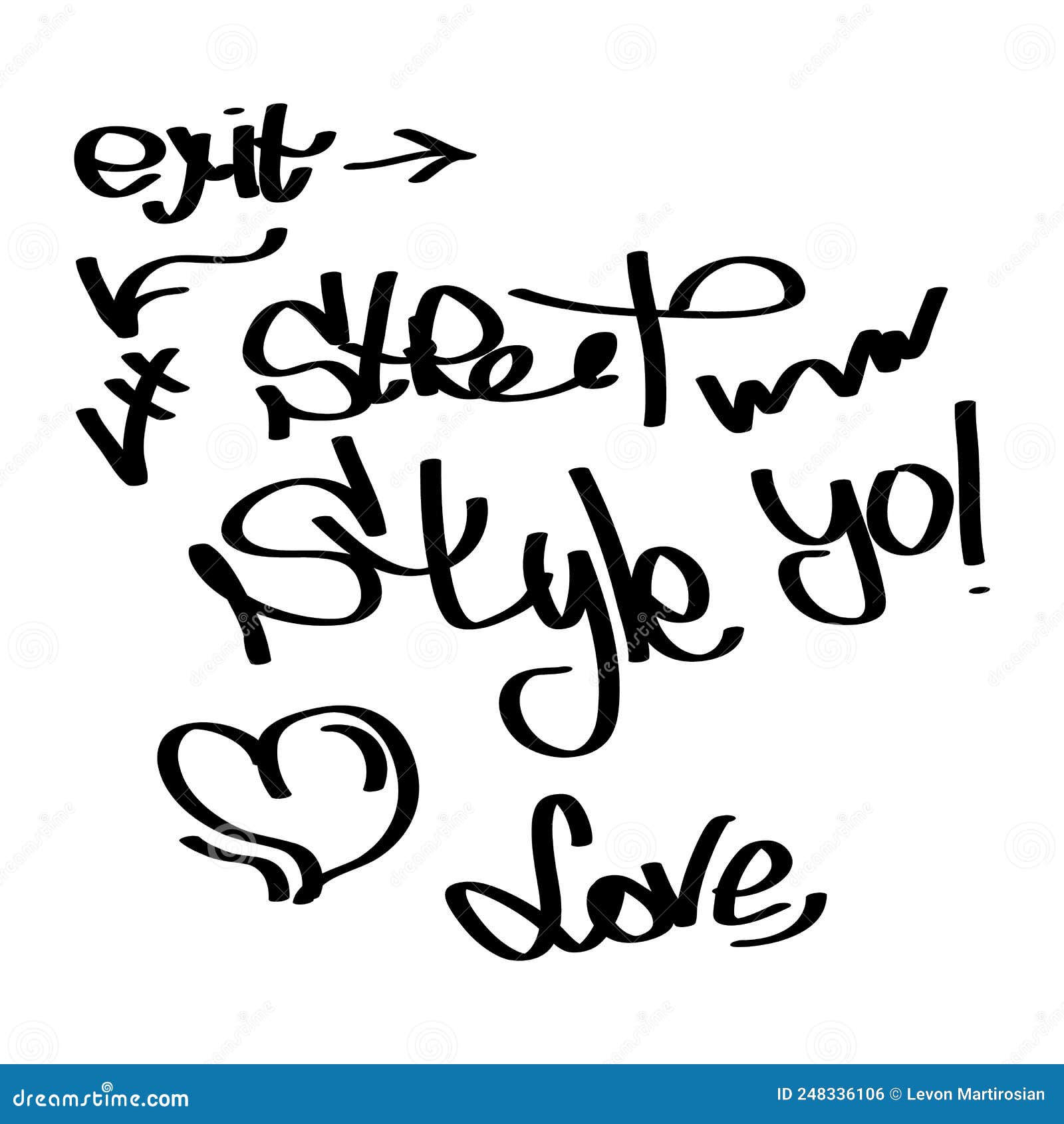 Graffiti Tags Marker Font. Street Art Lettering Designer, Urban ...