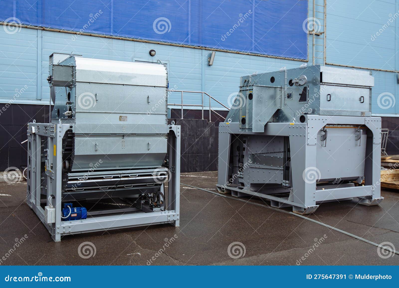 Modern Grain Cleaning and Separation Equipment Stock Image - Image of ...