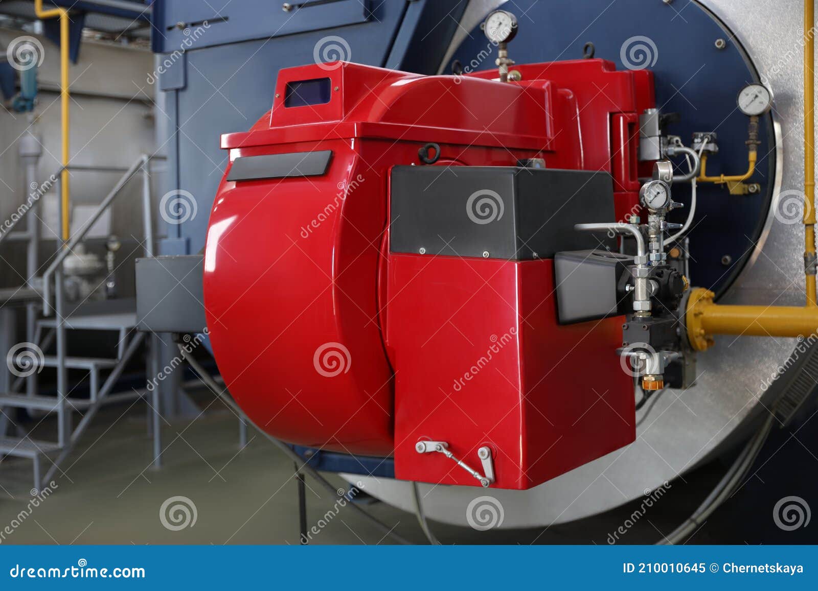 Modern Granary with Different Equipment, Inside View Stock Image ...